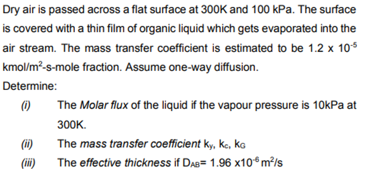 Solved Solve The Question In Details As A Mass Transfer Chegg