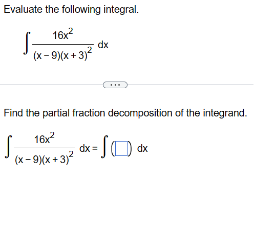 Solved Part 1 is to find partial fraction decomposition, | Chegg.com