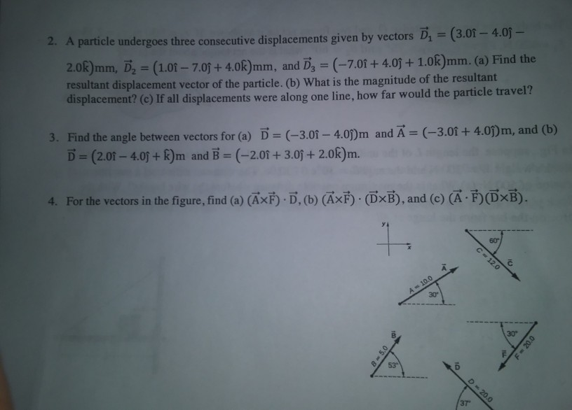 Solved (3.01- 4.0 2. A particle undergoes three consecutive | Chegg.com