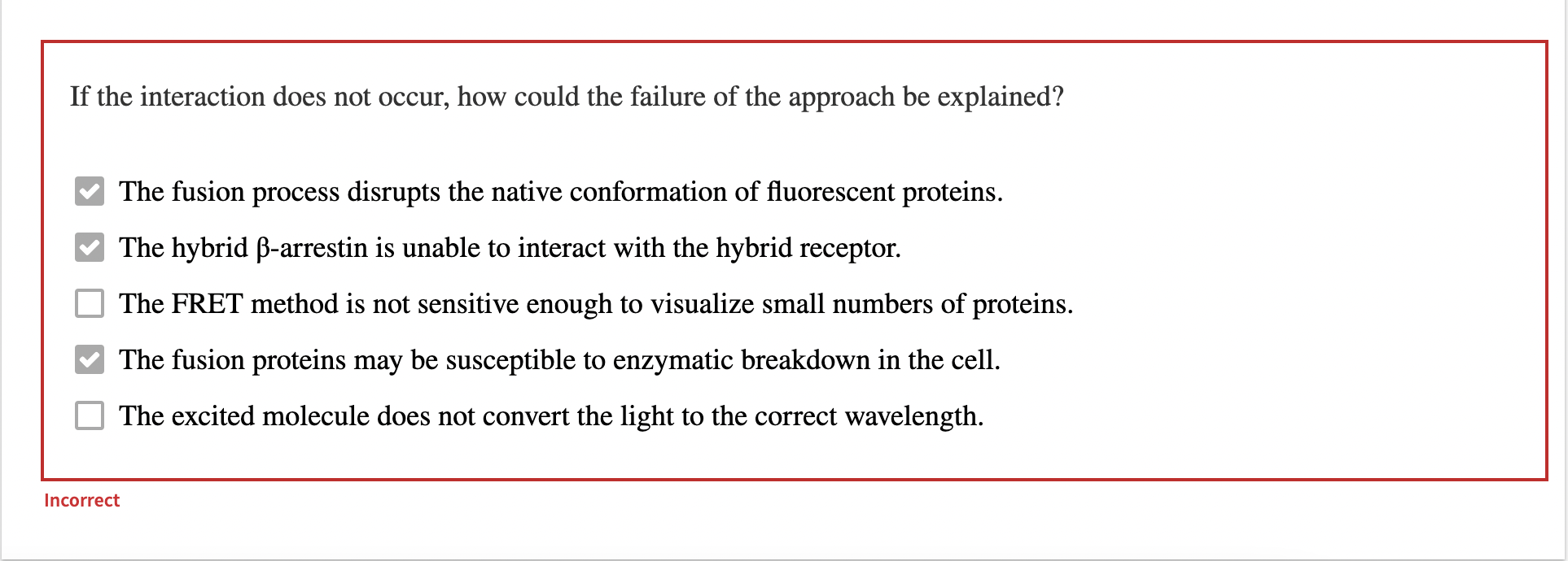 Solved If the interaction does not occur, how could the | Chegg.com