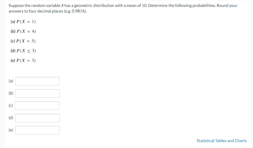 Solved Suppose the random variable X has a geometric | Chegg.com
