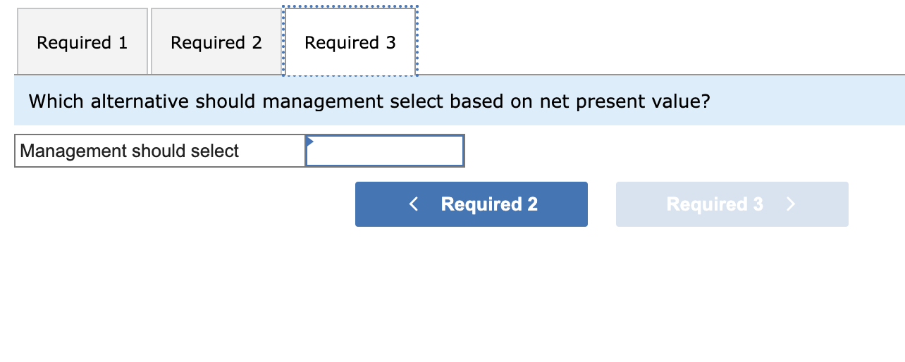 Solved Problem 24-6A (Algo) Net present value of alternate | Chegg.com
