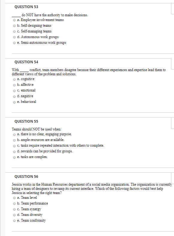 Solved QUESTION 53 do NOT have the authority to make | Chegg.com