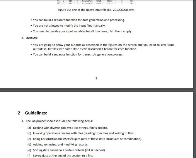 Solved Develop a menu driven complete program that can | Chegg.com