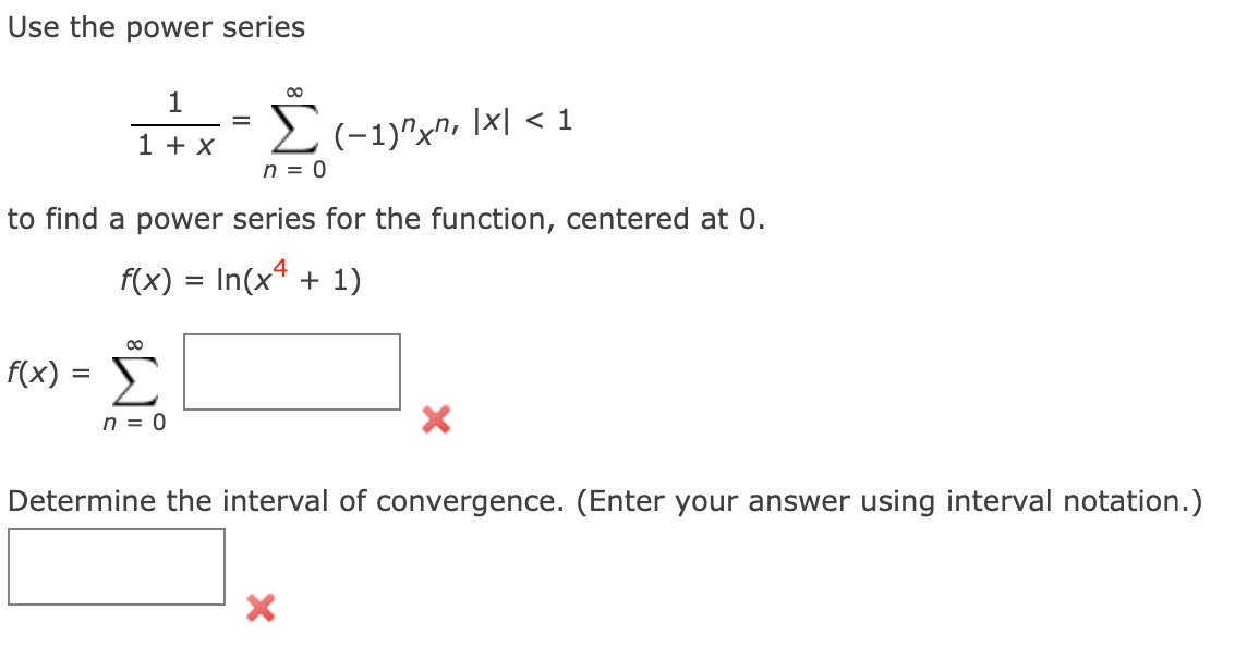 Solved Use the power series \\[ | Chegg.com