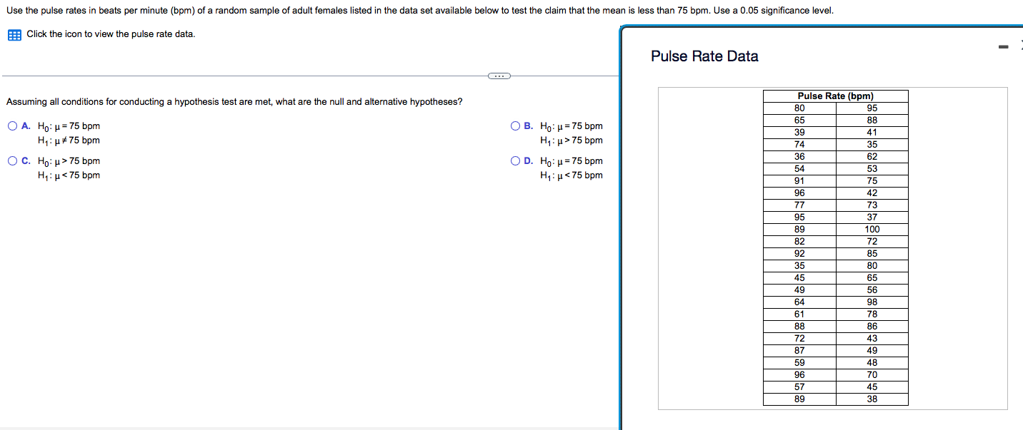 Solved Please include the Test Statics and its P value | Chegg.com