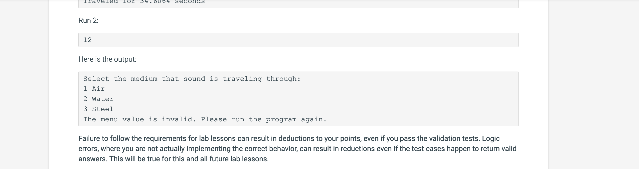 Solved C++ requirements Your progra will read in the menu | Chegg.com