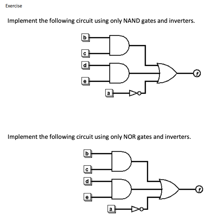 Solved Implement the following circuit using only NAND gates | Chegg.com