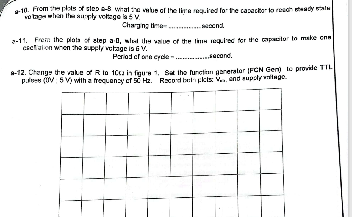 Solved Connect the circuit shown in Figure 1. a−3. Based on | Chegg.com