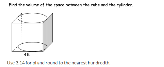 Solved The Volume of the cube is ______The volume of the | Chegg.com