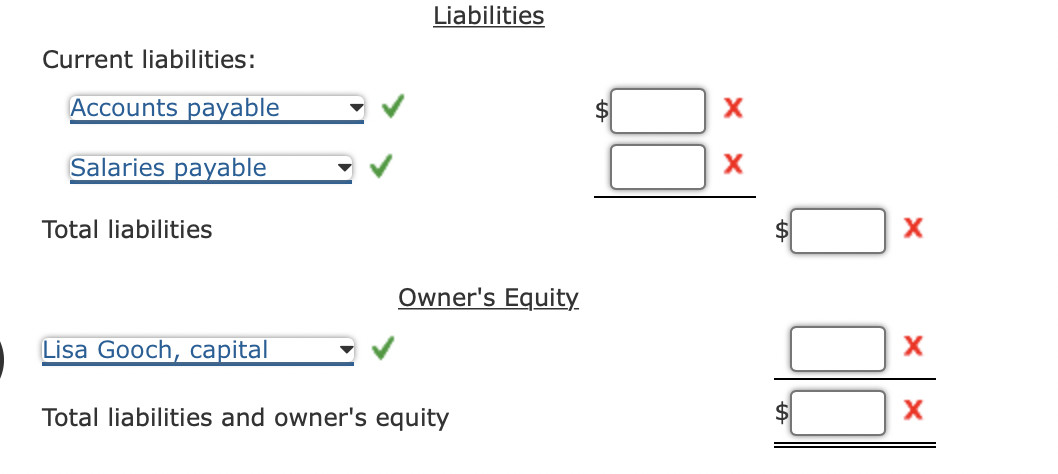 Solved Liabilities Current liabilities: Total liabilities | Chegg.com