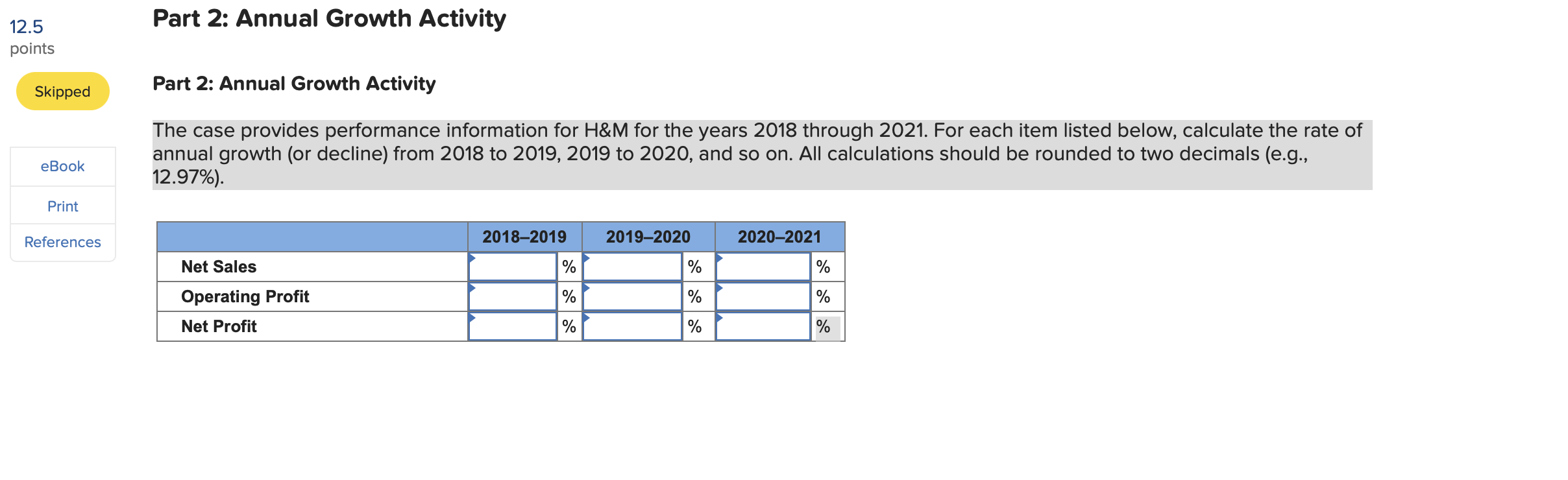 Part 1: Key Financial Ratios Part 1: Key Financial | Chegg.com