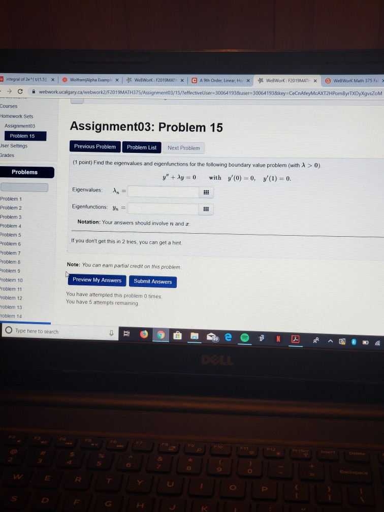 Solved integral of Zet/(1,5) x Wolfram Alpha Example X | Chegg.com