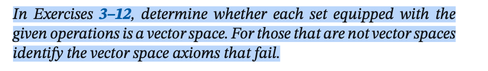 Solved In Exercises 3-12, determine whether each set | Chegg.com