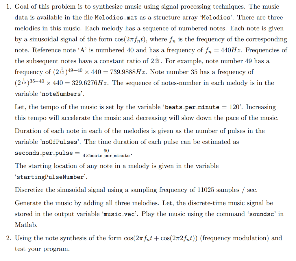 This MATLAB question pertains to Signals and Systems | Chegg.com