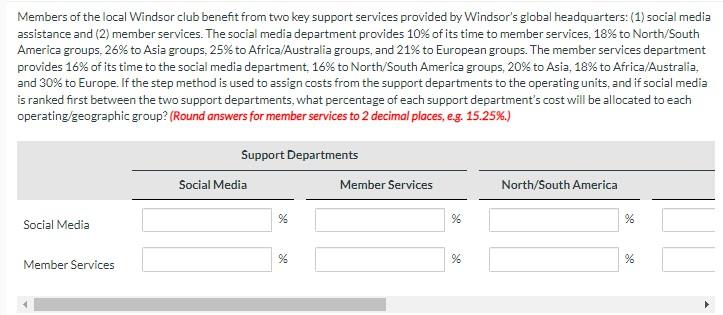 Solved Members of the local Windsor club benefit from two | Chegg.com