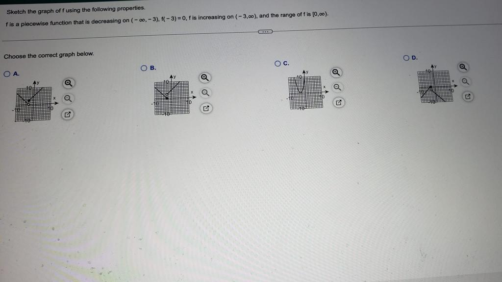 Solved f is a piecewise function that is decreasing on | Chegg.com