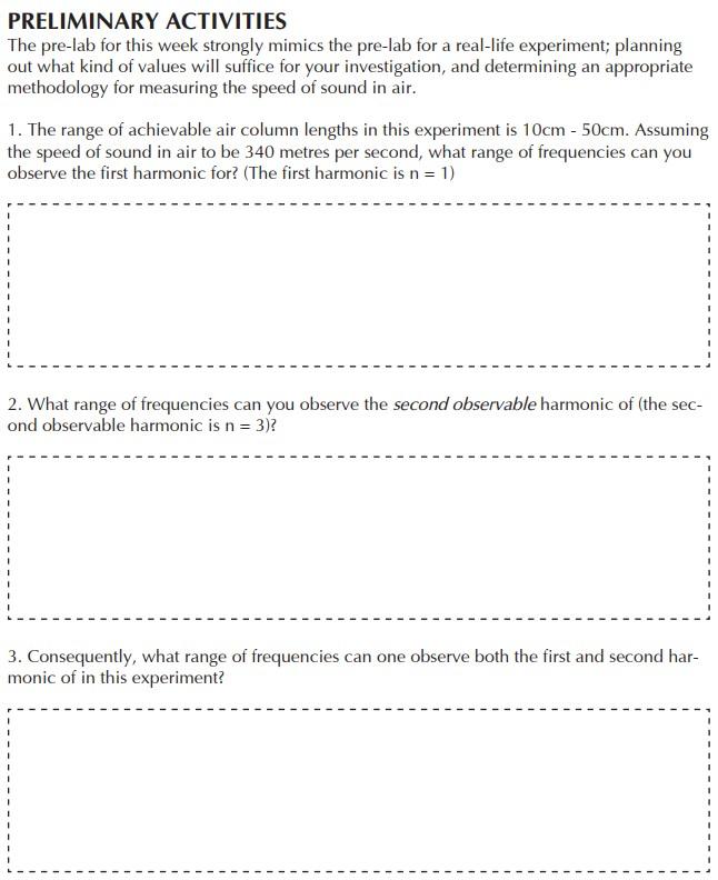 Solved PRELIMINARY ACTIVITIES The pre-lab for this week | Chegg.com