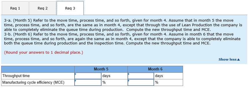 Solved Required: 1-a. Compute the throughput time for each | Chegg.com