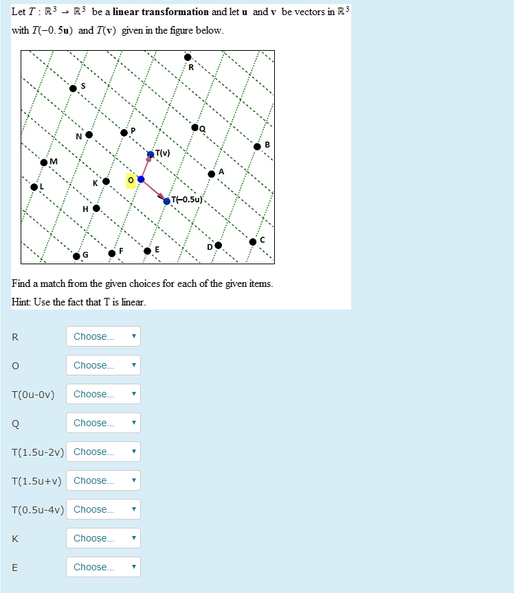 Solved Let T: R3 R3 be a linear transformation and let u and | Chegg.com