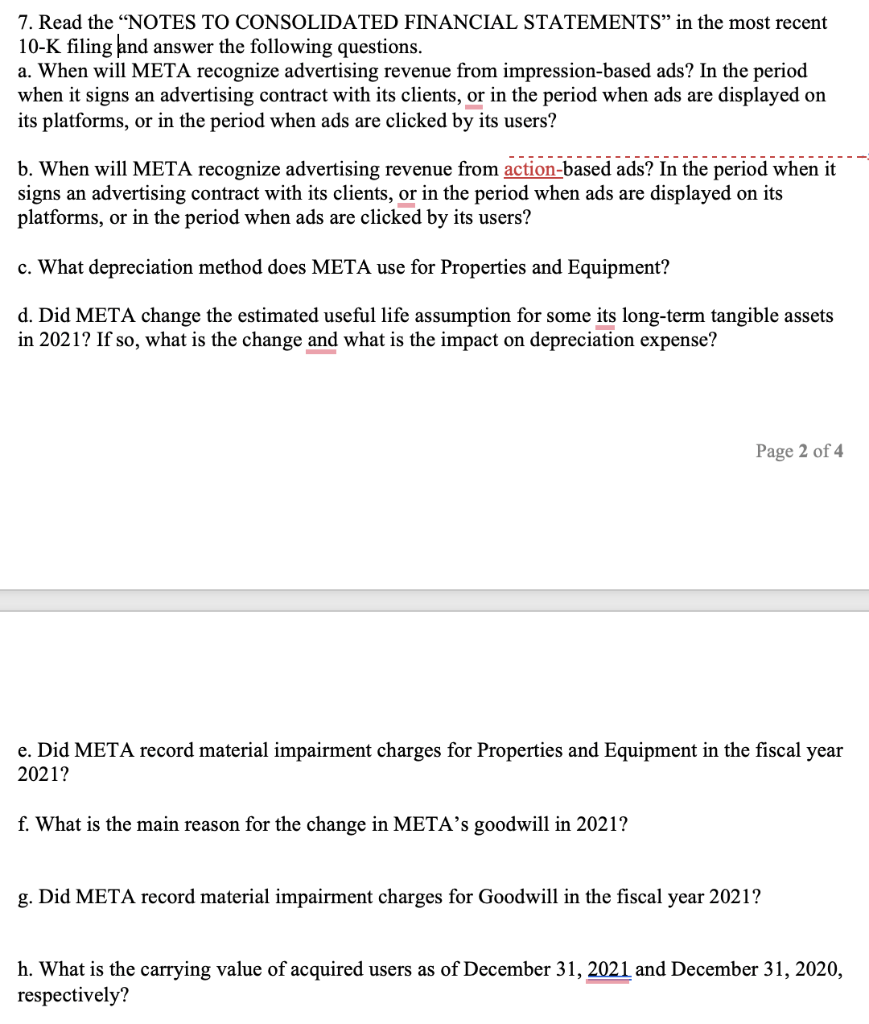 7. Read the "NOTES TO CONSOLIDATED FINANCIAL | Chegg.com