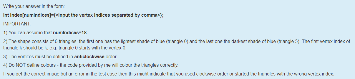 Given are the vertices const int numVertices=6; const | Chegg.com