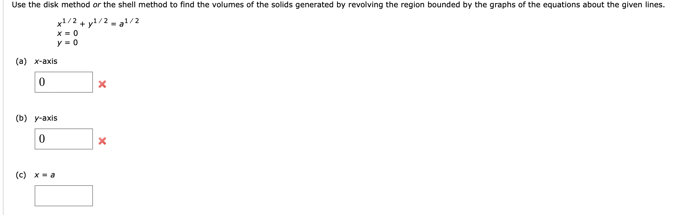 Solved Use the disk method or the shell method to find the | Chegg.com