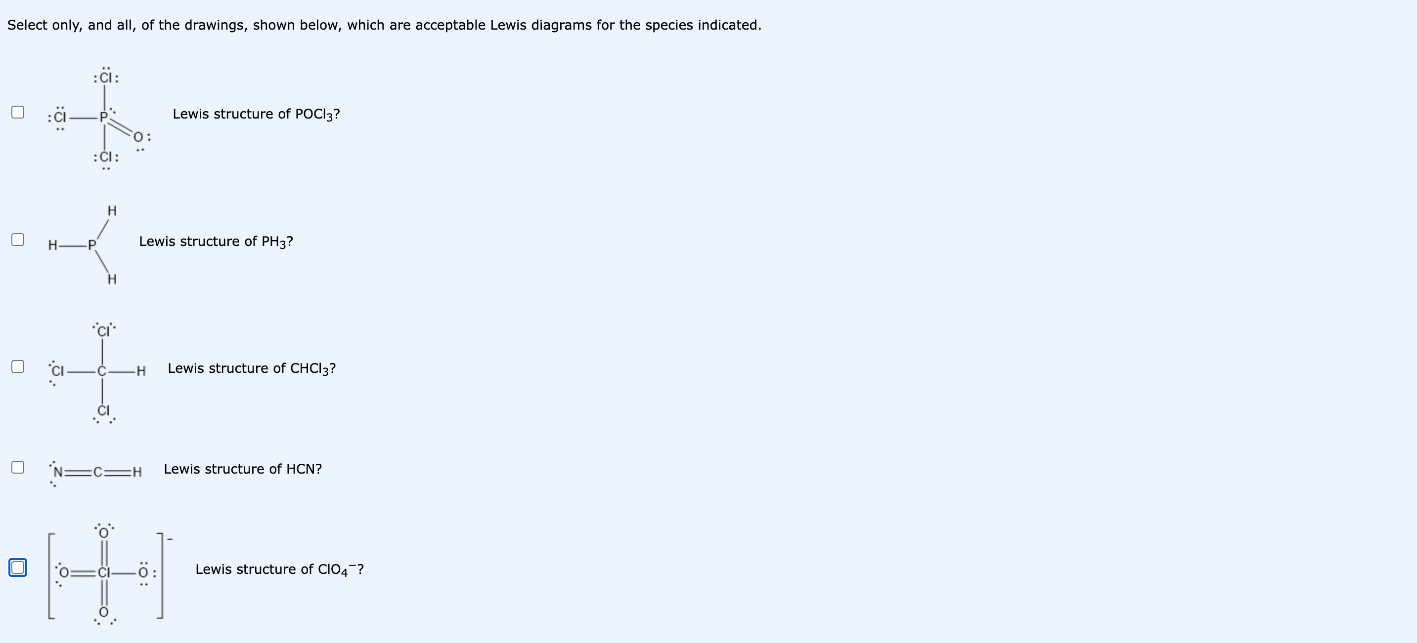Solved Of the drawings shown below, select all and only | Chegg.com