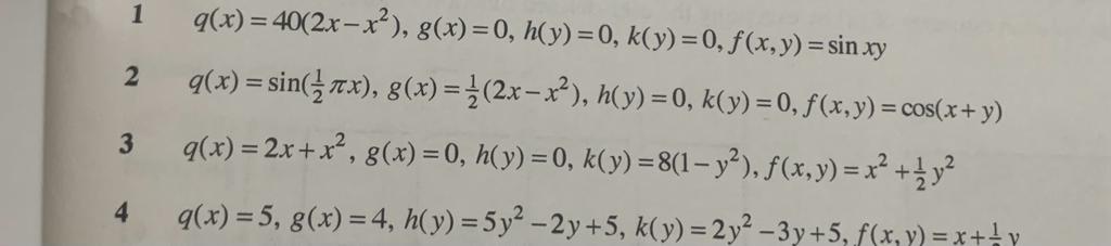 Solved Solve the Dirichlet problem, One example is given for | Chegg.com
