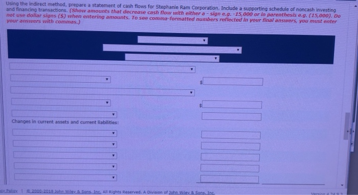 Solved PRINTER VERSION BACX ACC 113 Project 1A Stephanie Ram | Chegg.com