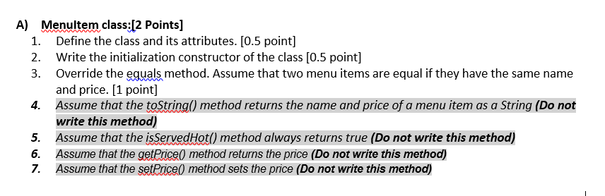 Solved Q4 Inheritence Given The Below Uml Diagram Write 5906