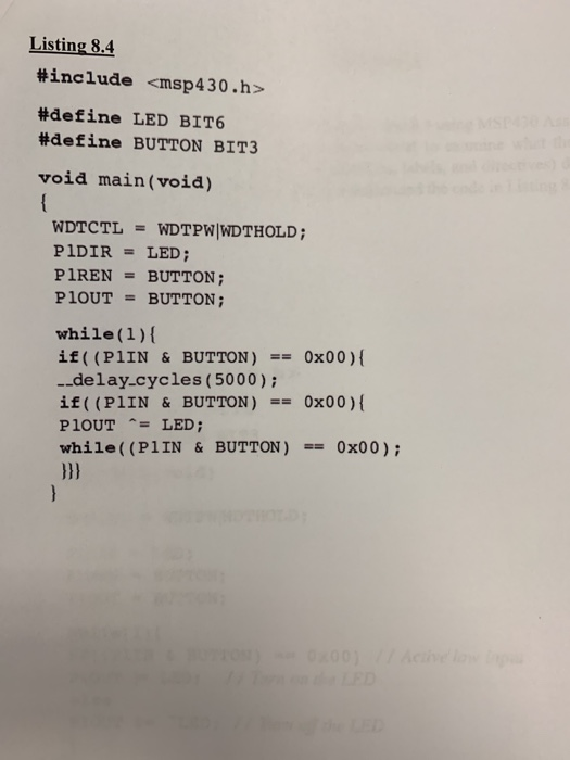 Use CCSv8 to implement the code in Listings 8.2 and | Chegg.com
