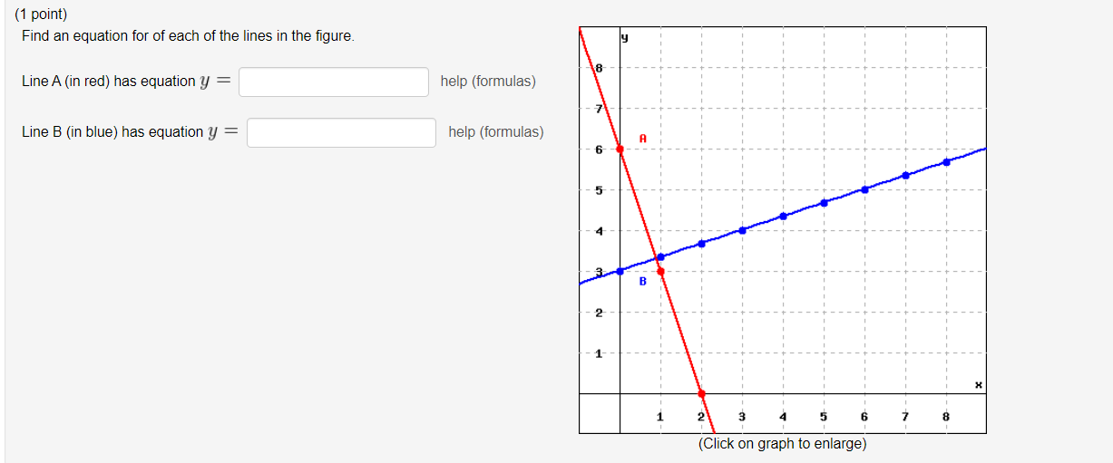 Solved Find an equation for of each of the lines in the | Chegg.com