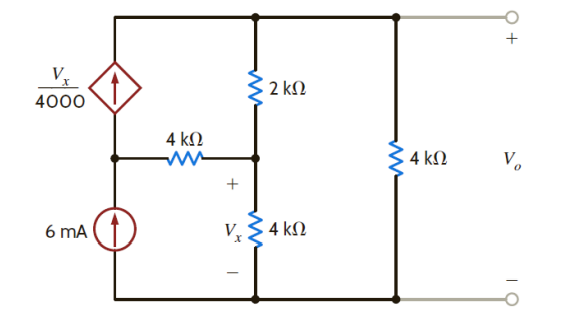 Solved 4 Find Io In The Network Below Using Mesh Current 7855