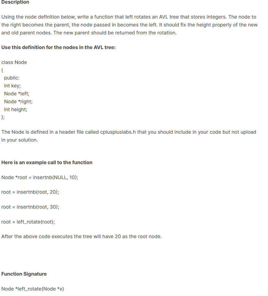 Solved Using the node definition below, write a function | Chegg.com