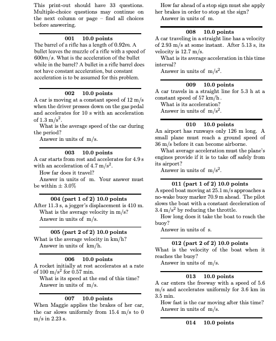 Solved This print-out should have 33 questions. | Chegg.com