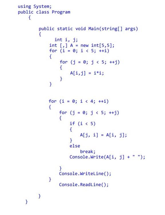 Solved in C# using System; public class Program { public | Chegg.com
