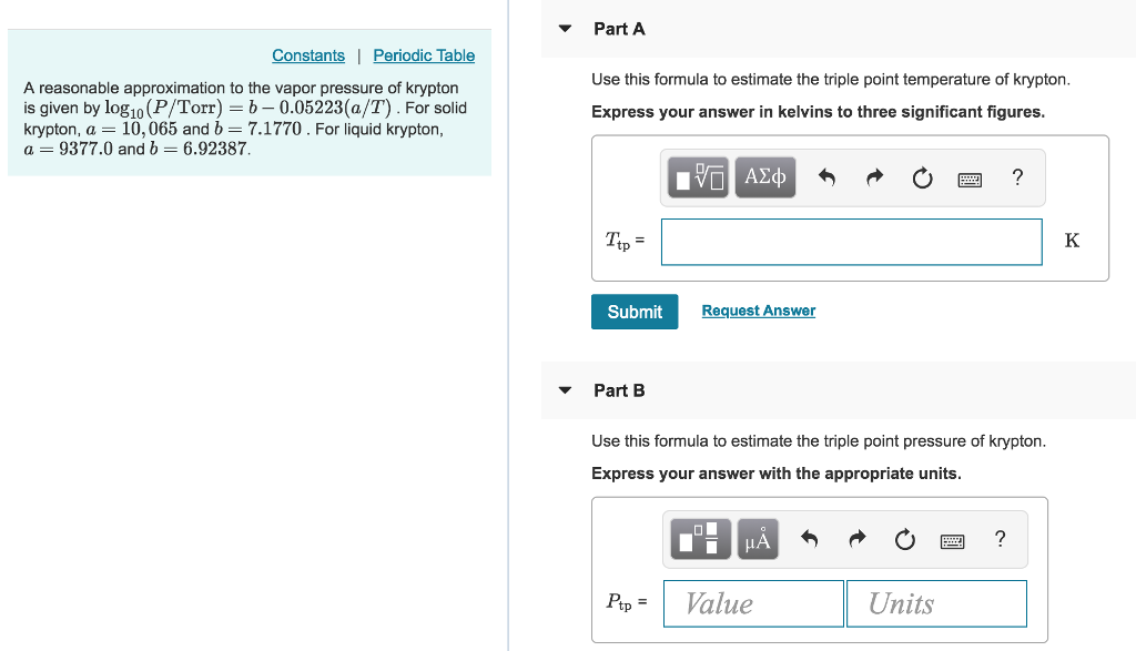 Solved Part A Constants | Periodic Table Use this formula | Chegg.com Solved Part A Constants | Periodic Table Use this formula | Chegg.com