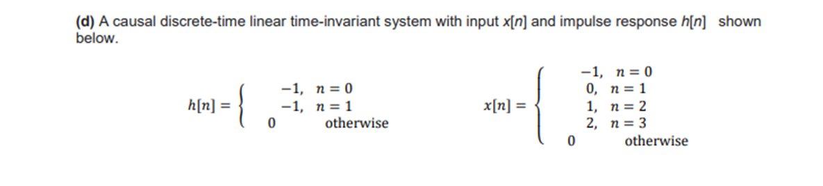 Solved D A Causal Discrete Time Linear Time Invariant