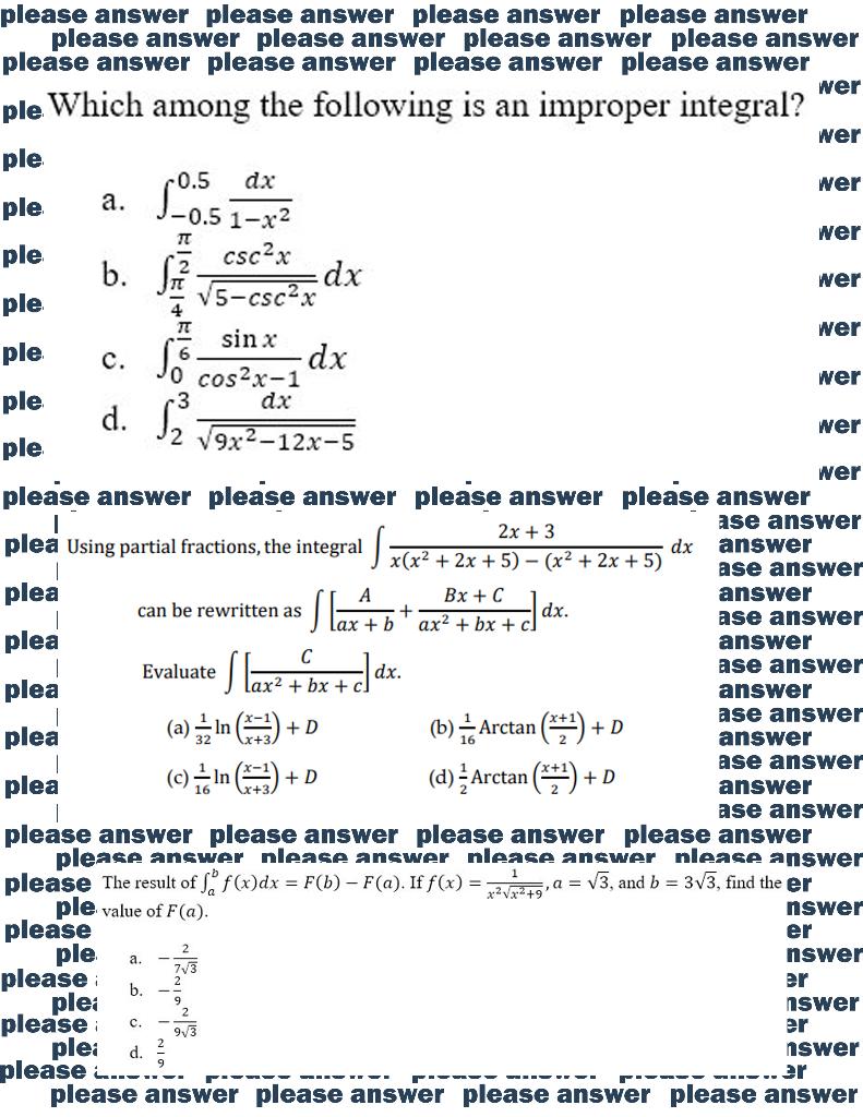 Solved [2.51-12 ple ple d. S2 please answer please answer | Chegg.com