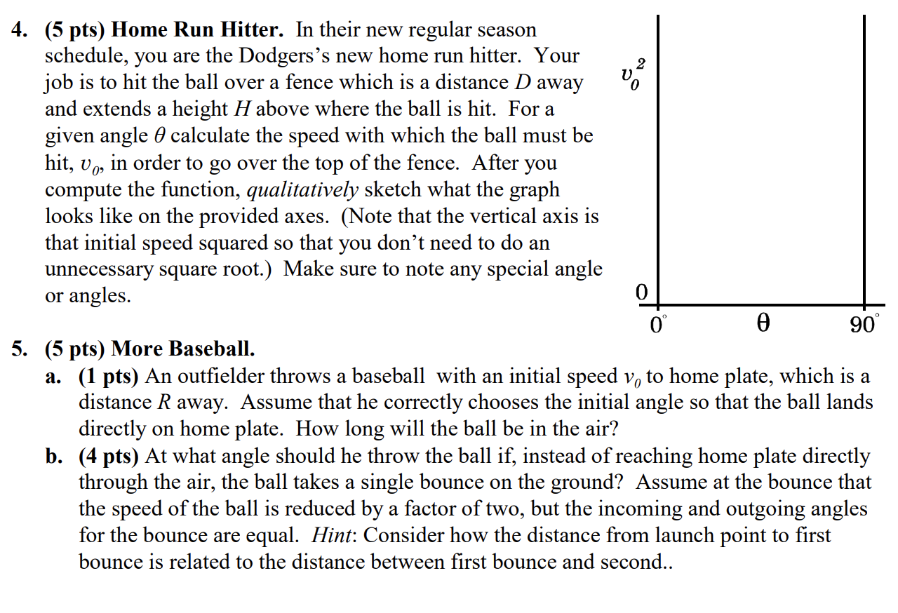 Solved 4. (5 pts) Home Run Hitter. In their new regular | Chegg.com