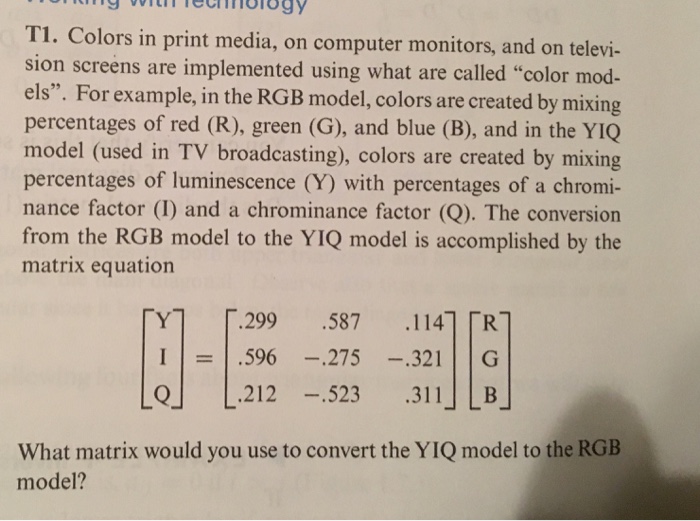Solved Colors in print media, on computer monitors, and on | Chegg.com