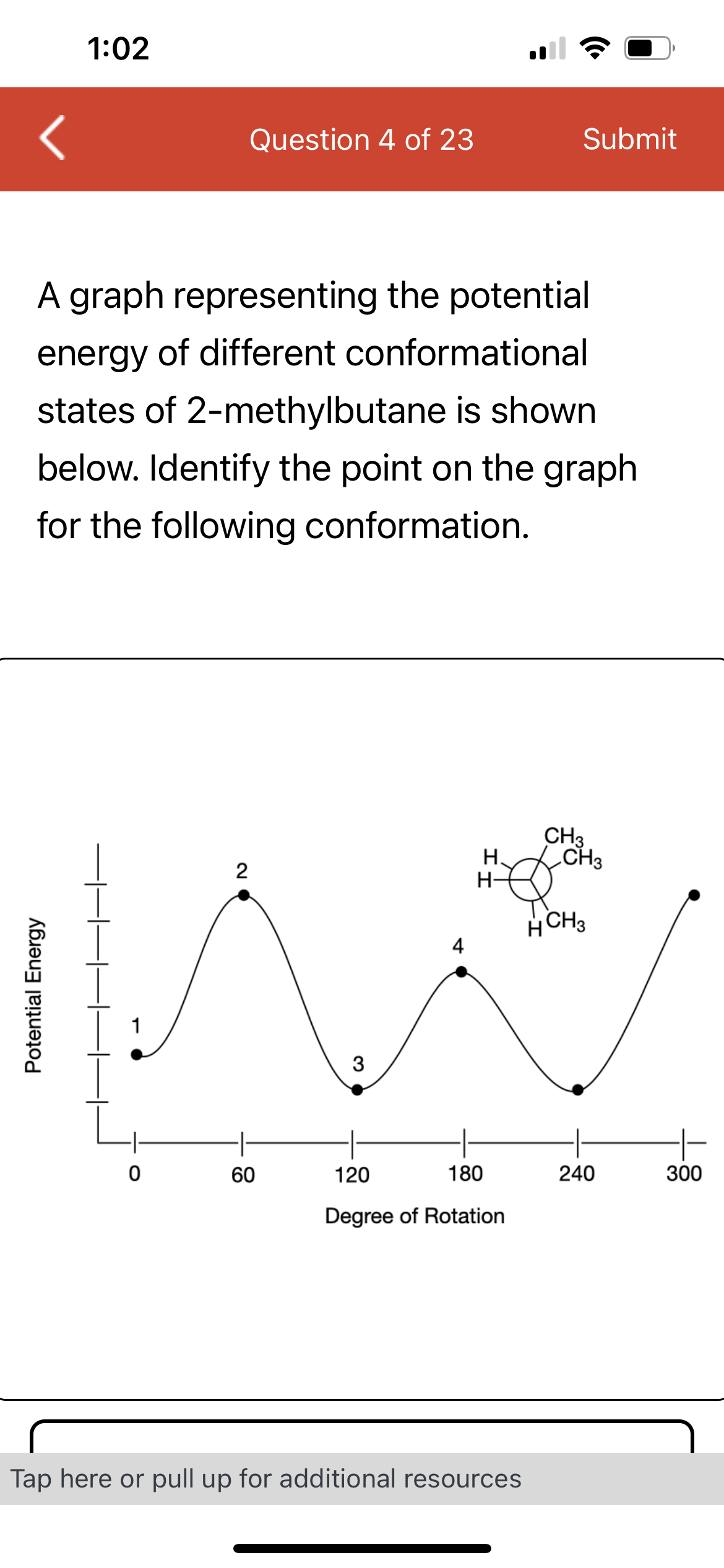 Solved A graph representing the potential energy of | Chegg.com