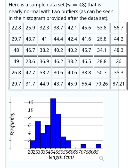 Solved how many mild outliers are in this data set? hiw many | Chegg.com