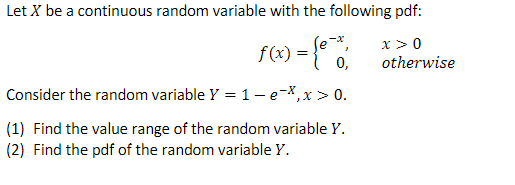 Solved f(x) = {27 Let X be a continuous random variable with | Chegg.com