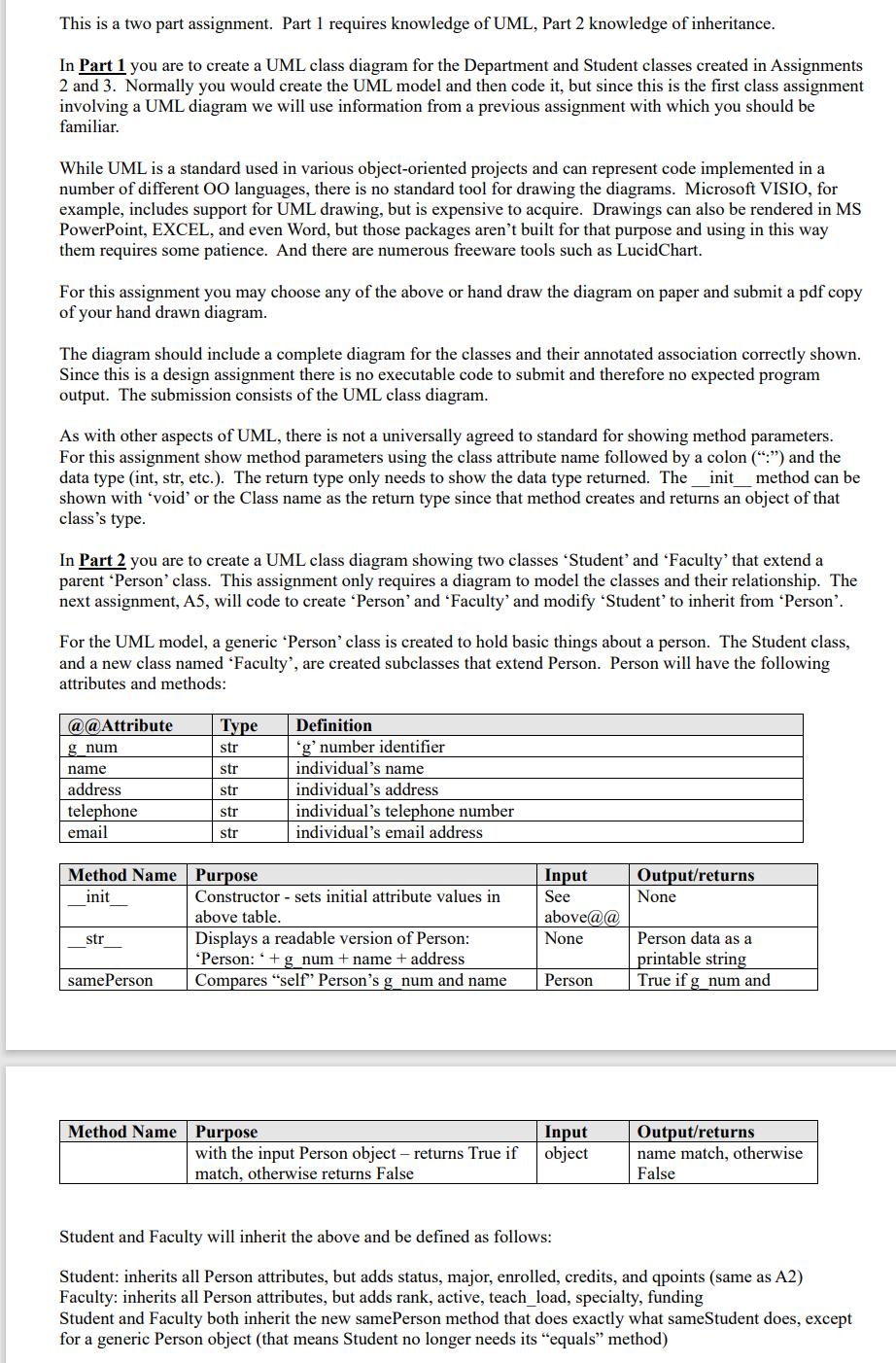 This is a two part assignment. Part 1 requires | Chegg.com