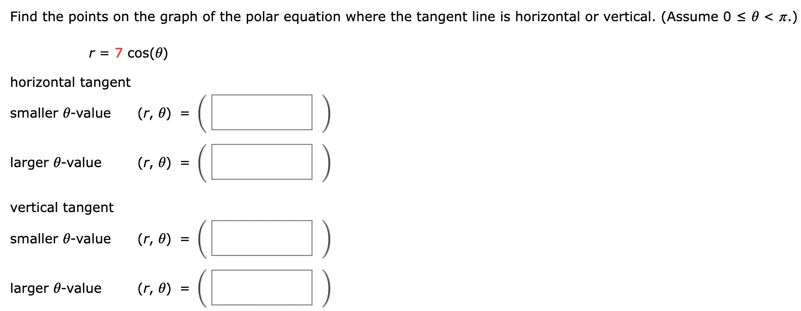 Solved Find the points on the graph of the polar equation | Chegg.com
