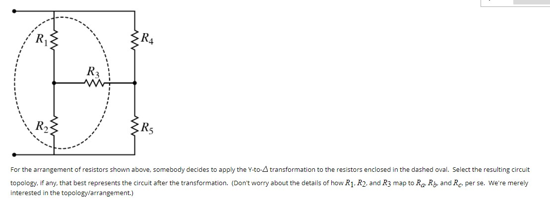 Solved Ri R4 R For the arrangement of resistors shown above, | Chegg.com