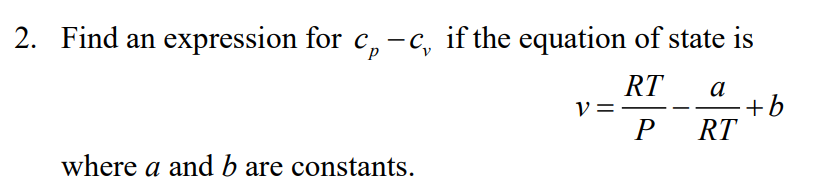 Solved 2. Find an expression for co-C, if the equation of | Chegg.com