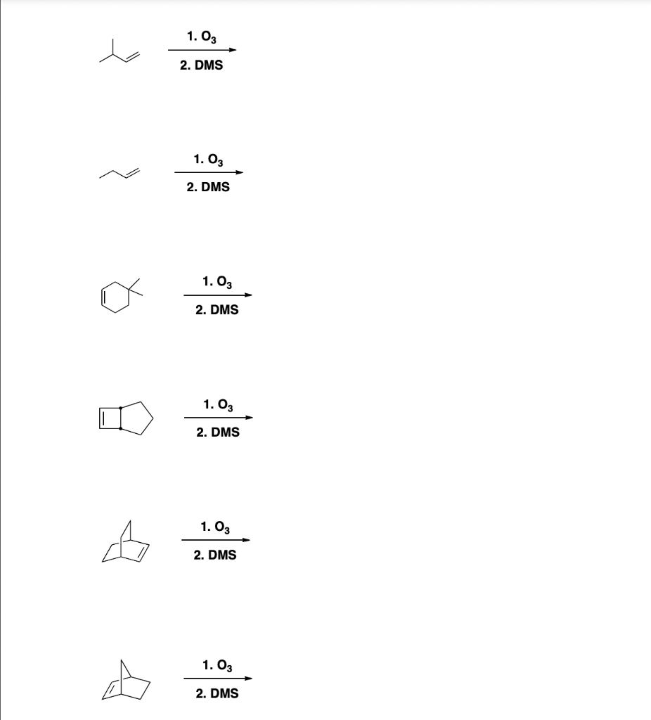 Solved For each chemical reaction below, draw the expected | Chegg.com